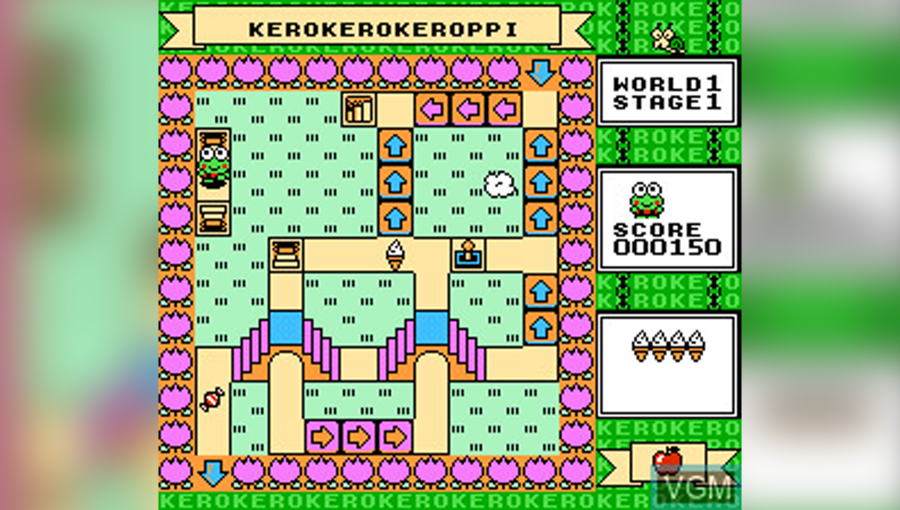 Гра Nintendo Famicom Dendy Kero Kero Keroppi no Daibouken Японська ...