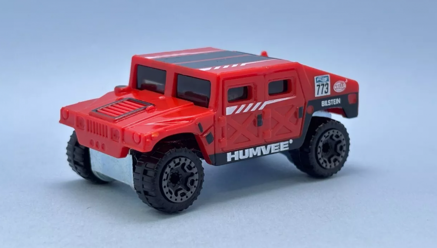 Машинка Базова Hot Wheels HMMWV Humvee Dirt 1:64 HYX05 Red — купити в ...