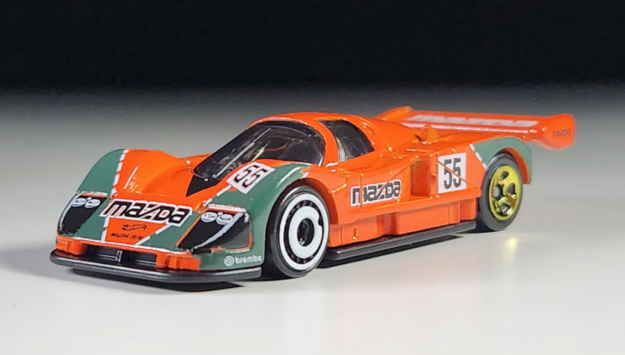 Машинка Базова Hot Wheels Mazda 787B Race Day 1:64 HTC79 Orange ...