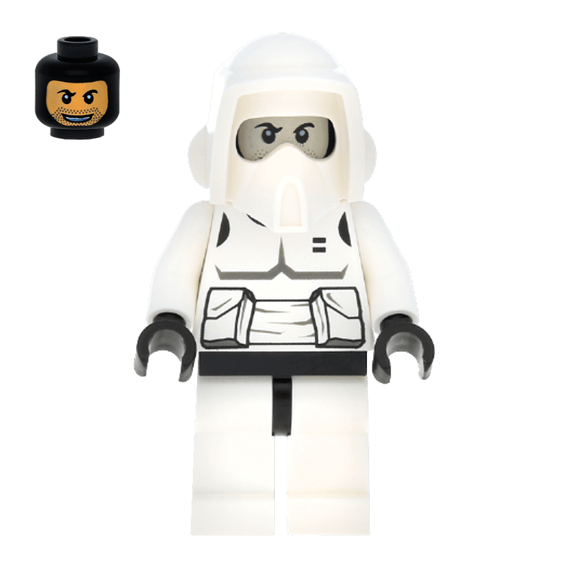 Фігурка Lego Star Wars Імперія Scout Trooper Patterned Head Dark Bluish ...