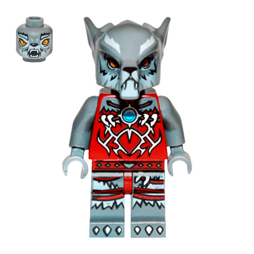 Фігурка Lego Legends of Chima Wolf Tribe Wakz loc026 1шт Б/У Хороший в ...